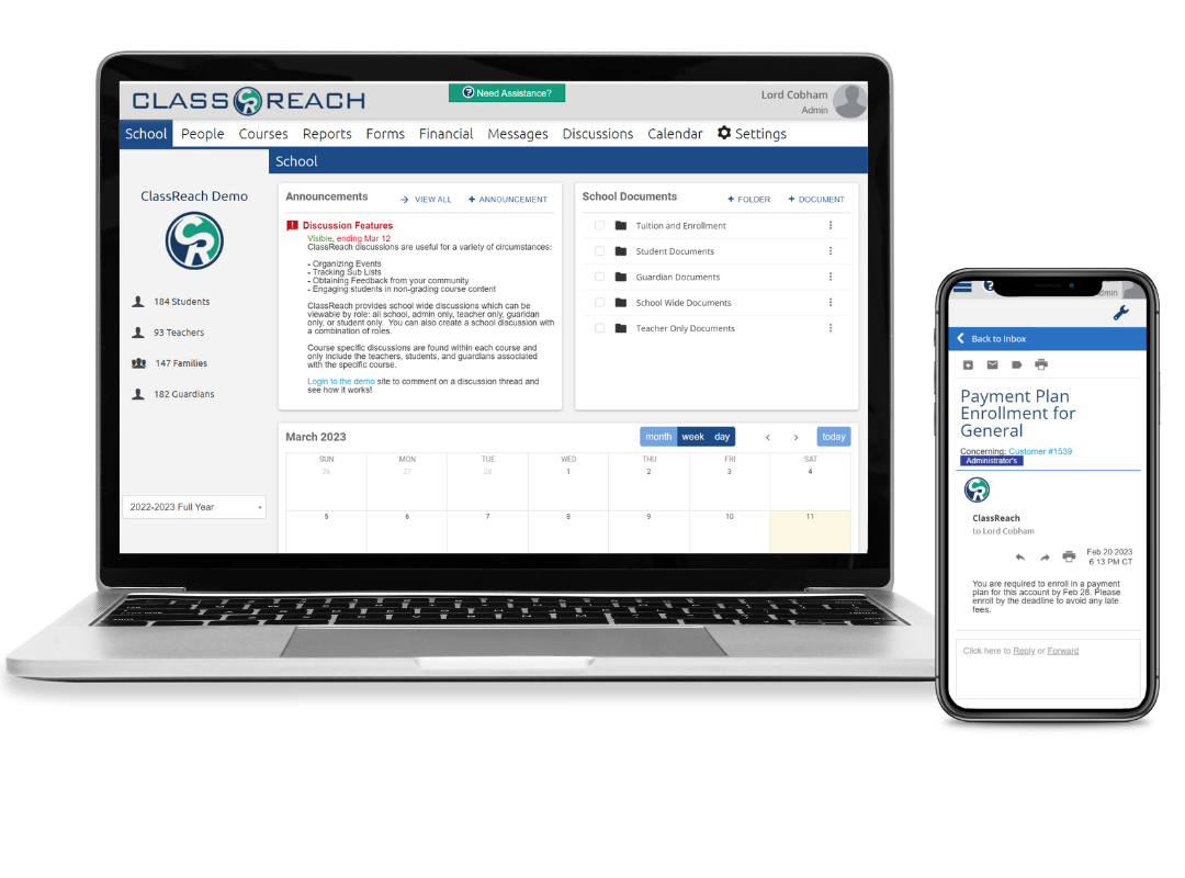School Management Software - ClassReach